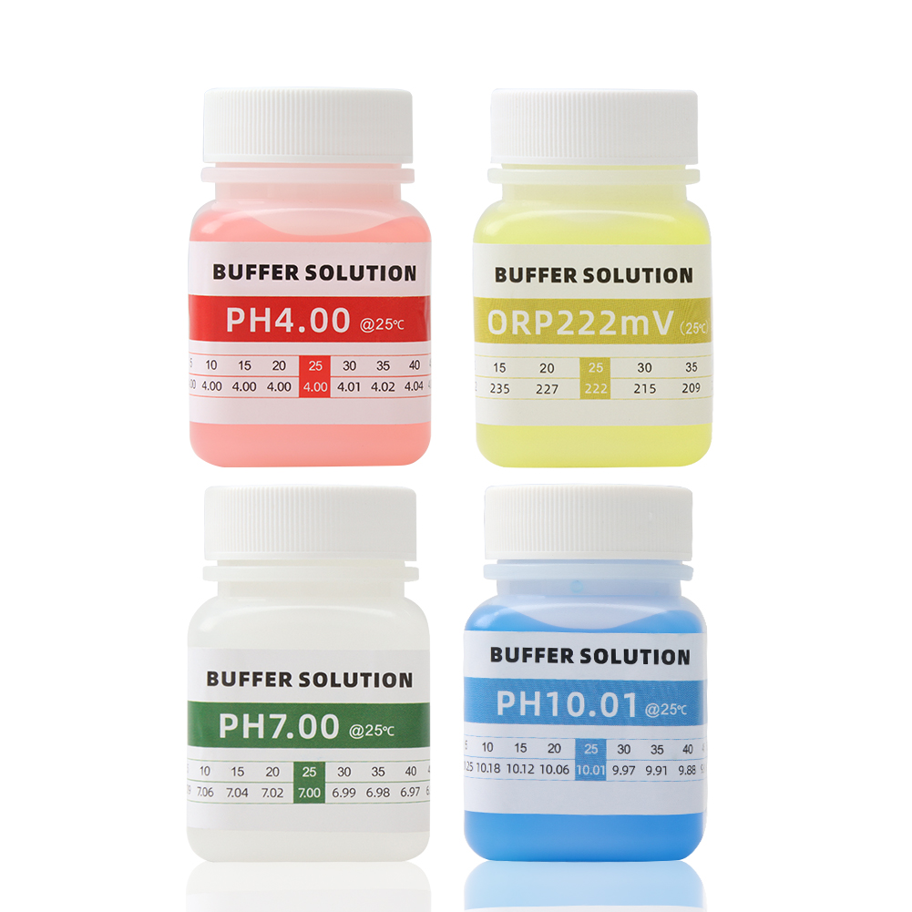 YAGO PH Calibration Solution TDS EC ORP Salinity pH Buffer Solutions - Lab Grade pH4.00/7.00/10 ...