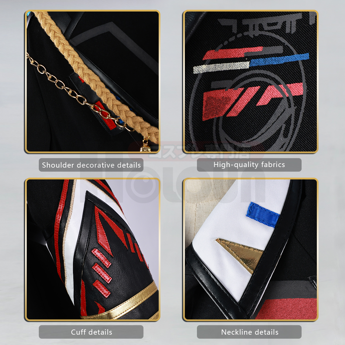 HOLOUN Anime Love and Deepspace Caleb Cosplay Costume Farspace Colonel ...