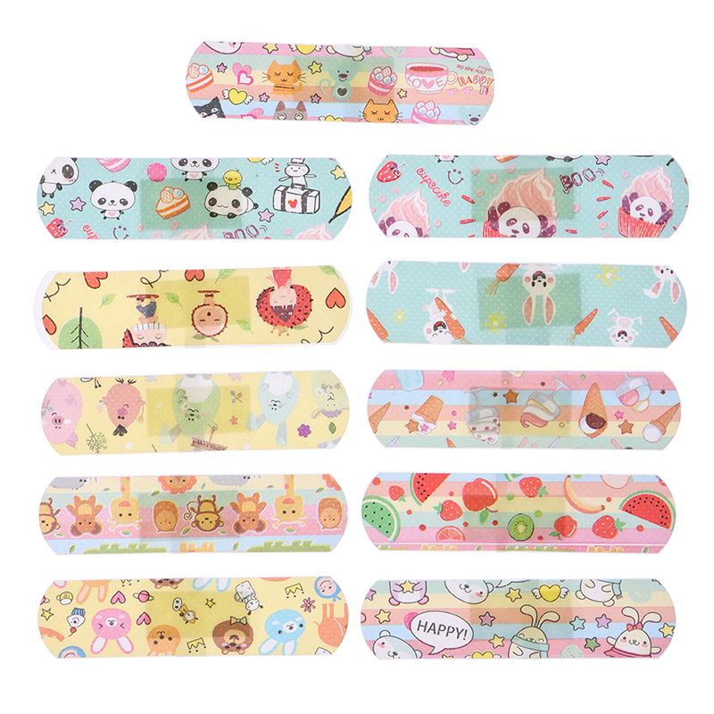 NEW 120PCS Kids Printed Waterproof Breathable Cute Cartoon Adhesive ...