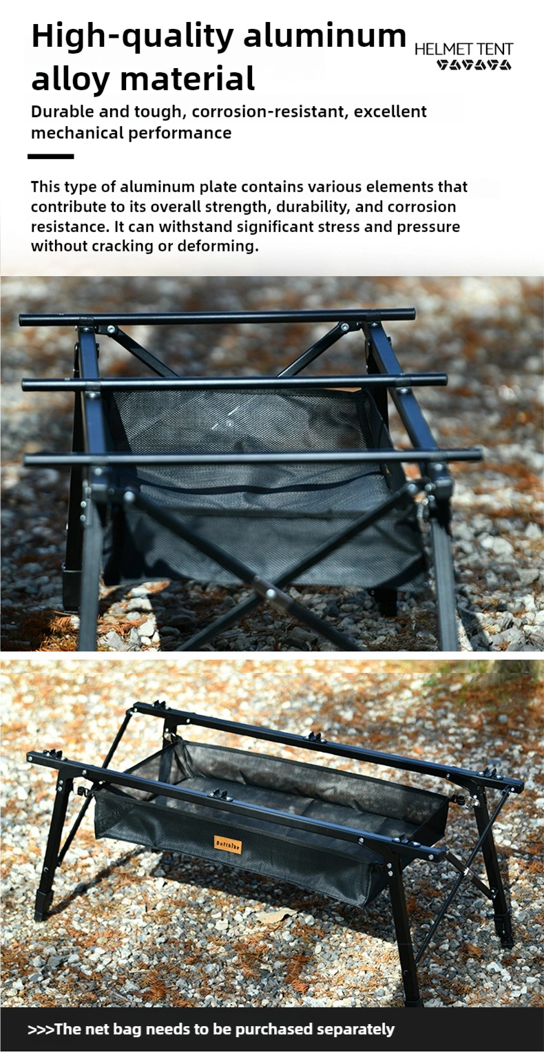 Defthike IGT Three-stage Aluminum Alloy Folding Table Three Piece ...