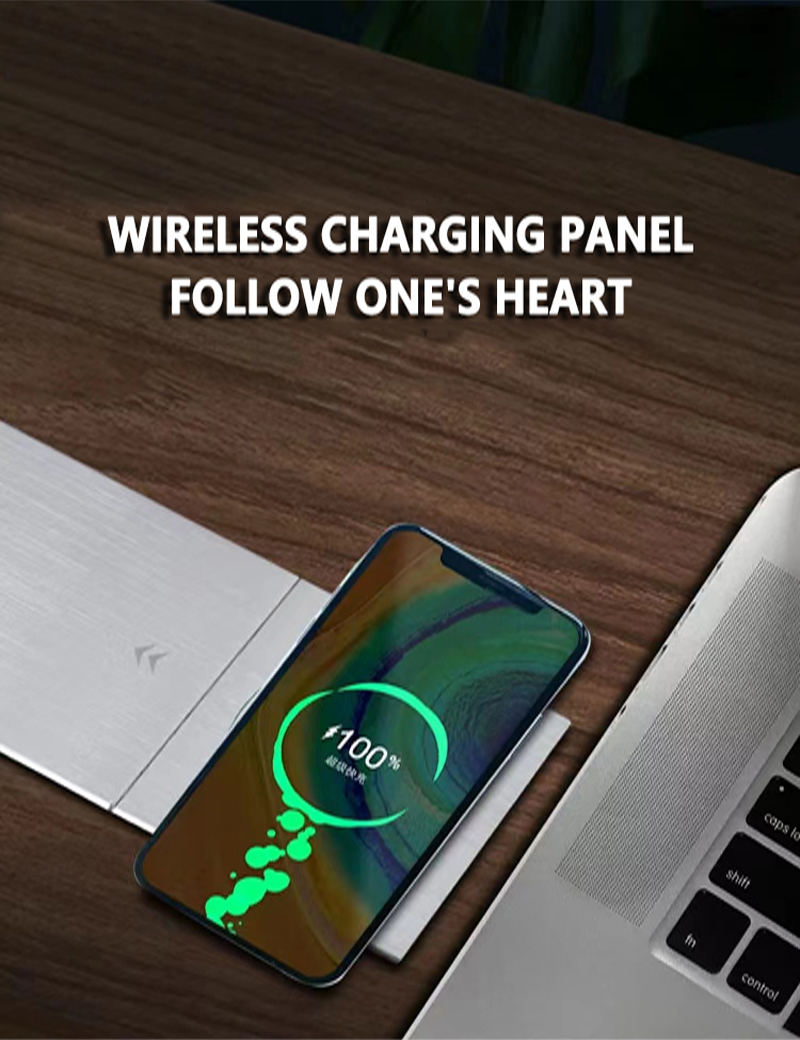 Embedded desktop socket side sliding hidden socket with conference ...