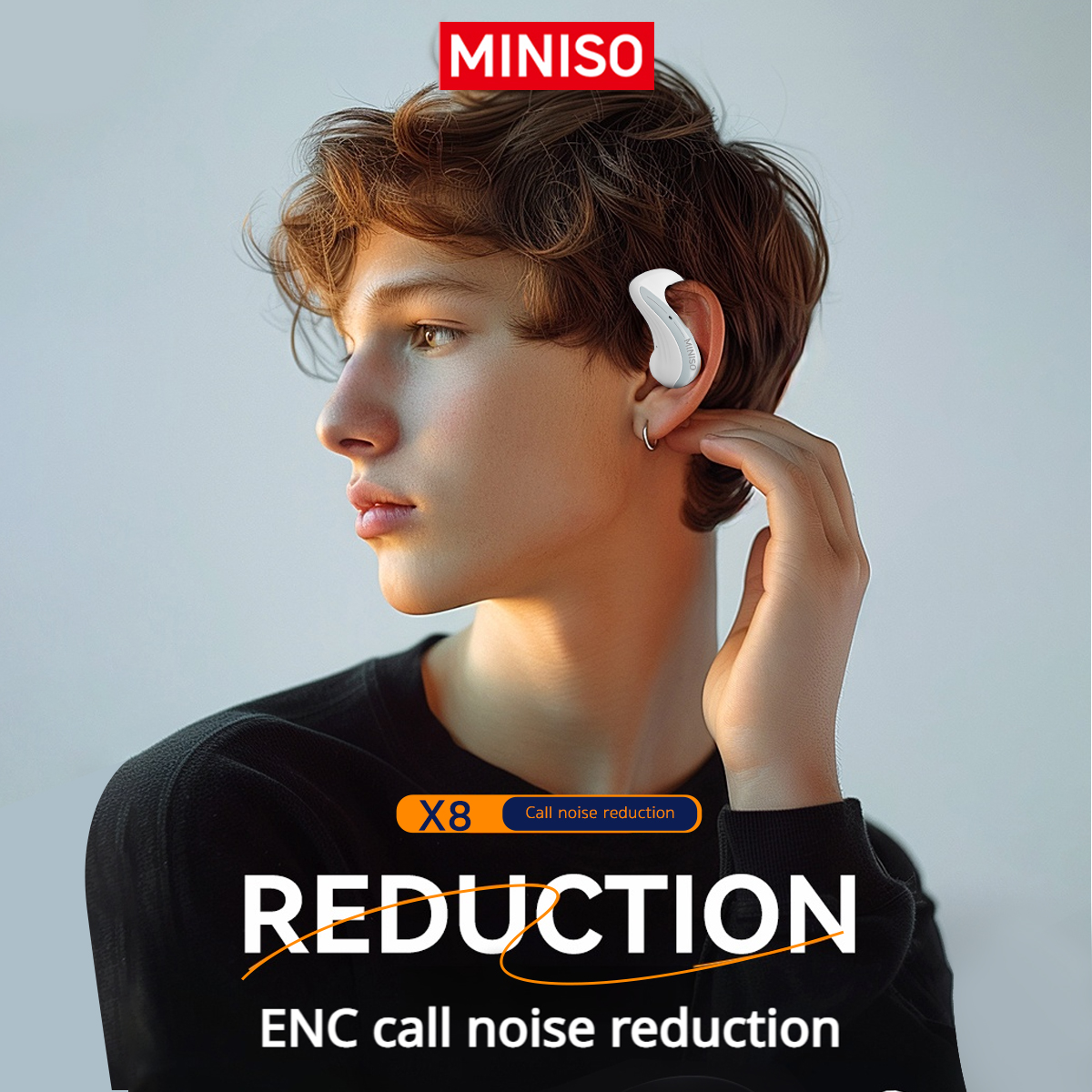 MINISO X8 AI TWS Bluetooth Earphones Wireless Headset Bass Boost AI ...