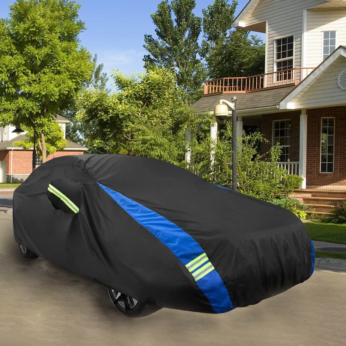SuperAuto 3 Layers Car Cover Waterproof For Hatchback Sedan SUV MPV ...