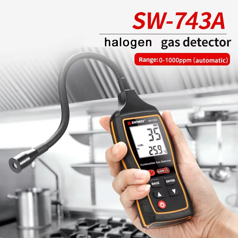 Halogen Leak Detector Refrigerant Gas Car Air Conditioner Refrigerator ...
