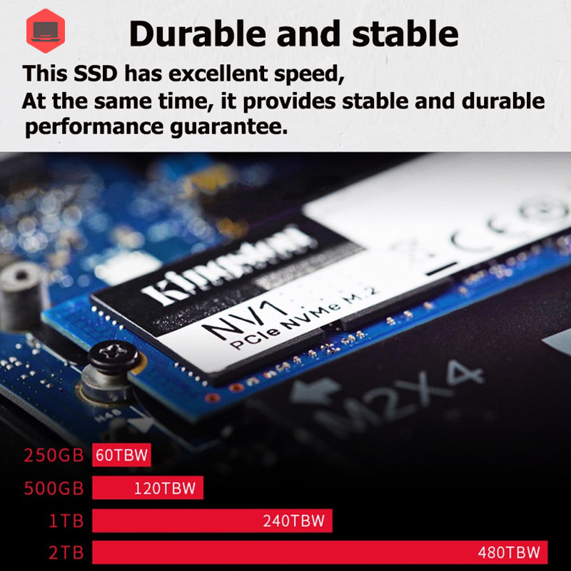 Kingston NV1 M.2 SSD NVMe 250GB/500GB PcIe 2280 Internal Solid State ...
