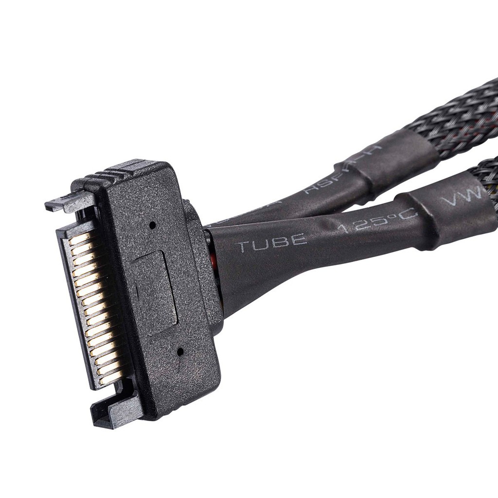 SATA Power Splitter Cable (2 Pack) SSD/HDD Power Cable 15cm SATA 15 Pin ...