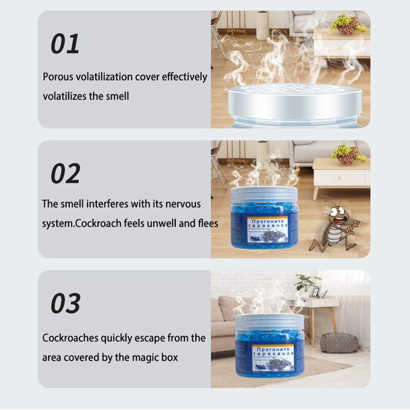 Cockroach Killer Magic Box Cockroaches repellent Insect Agent Elastic ...