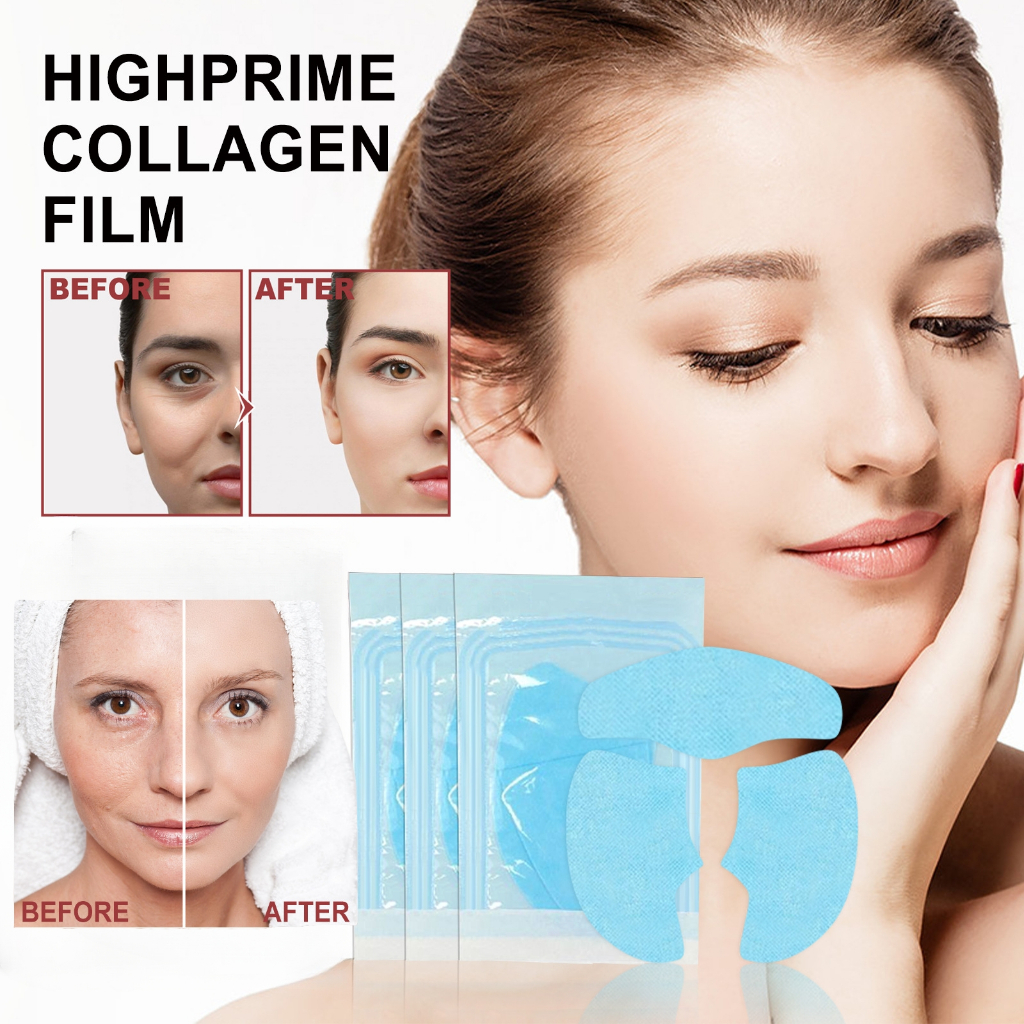 3 sets Collagen Water Soluble Mask Nano Instant Serum Sticker Soluble ...