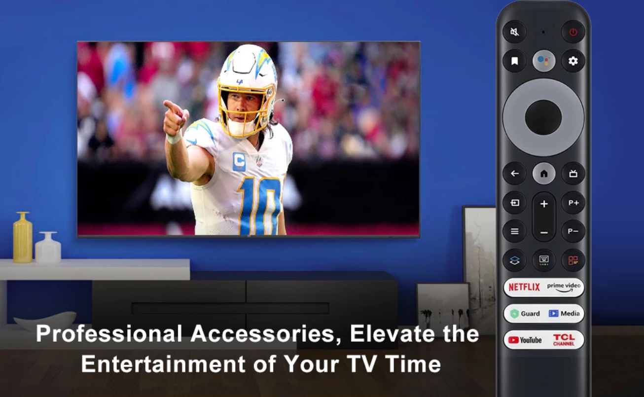 RC902V Replacement Remote Control for TCL Mini-LED QLED 4K UHD Smart TV ...