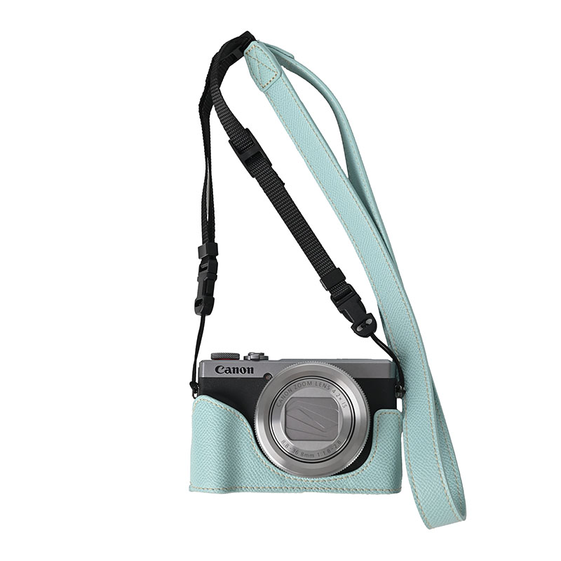 G7X3 G7X2 Casing Pu Leather Cover Camera Case Half Body for Canon G7X ...