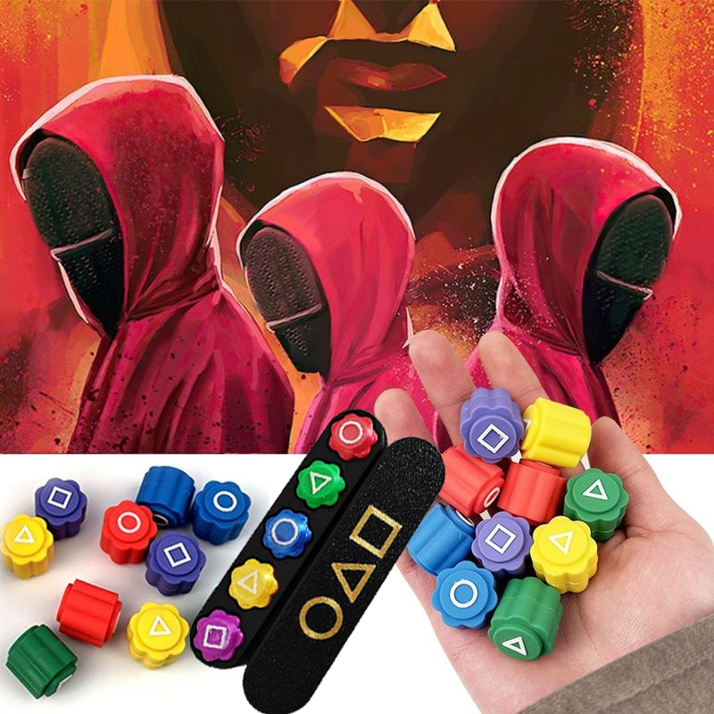 Gonggi Squid Game Korean Jackstone Game Toys For Kids Catch Stone Game ...