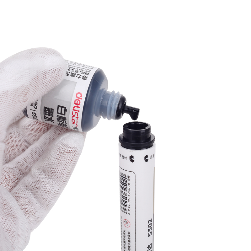 Deli 12ML Whiteboard Ink Quick Drying Whiteboard Pen Ink Black/Red/Blue ...