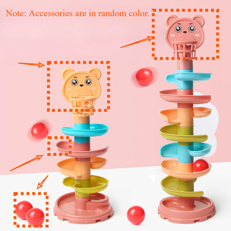 Rotating Track Ball Toy For Toddlers - Educational STEM Building Set ...