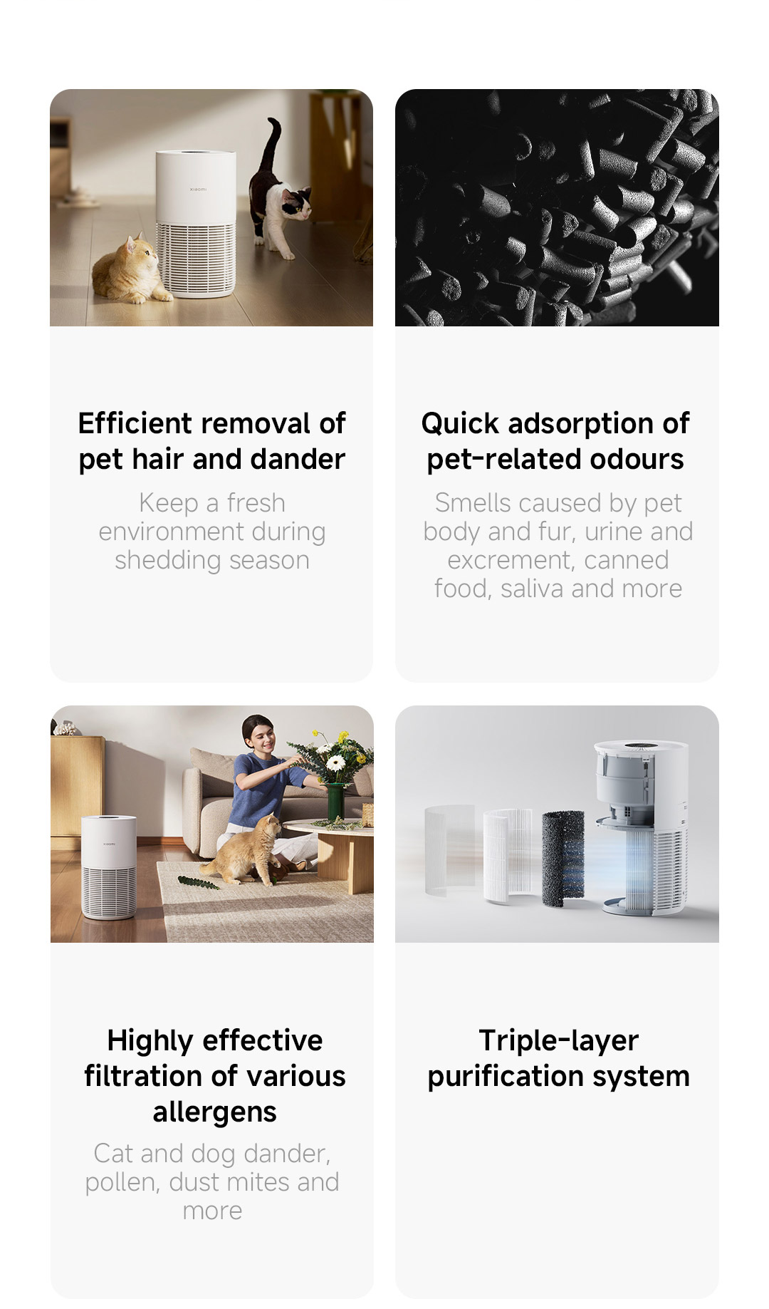 Xiaomi Smart Pet Care Air Purifier Global Version With 1-Year Warranty ...