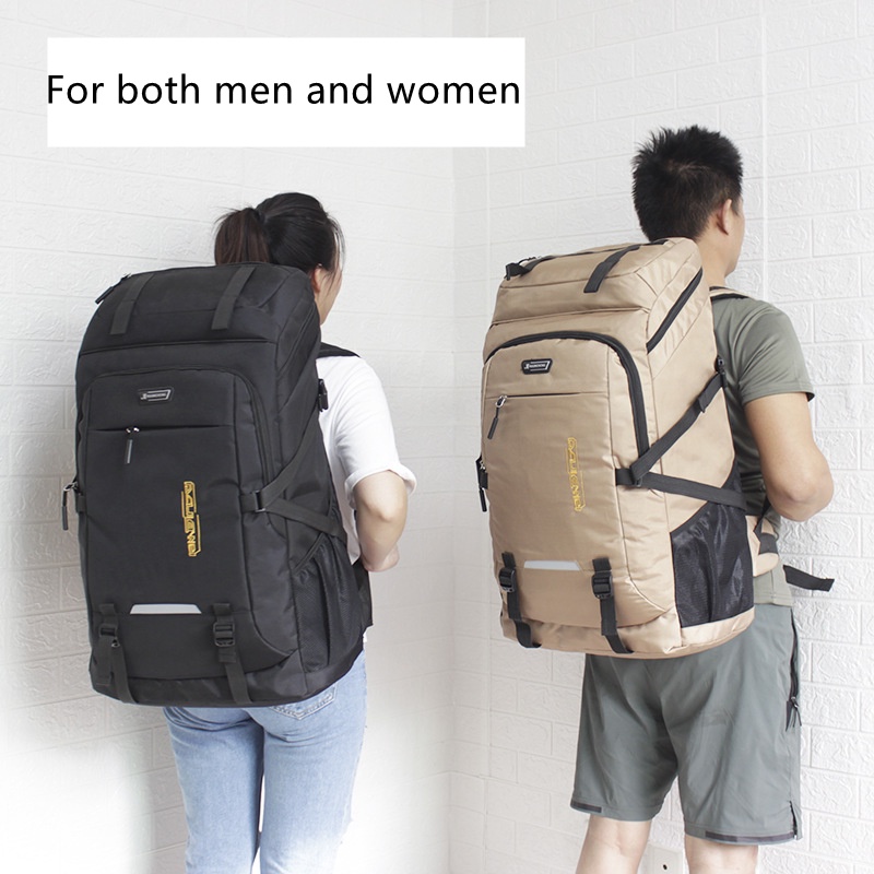 66L/88L Waterproof Hiking Backpack Large Capacity Mountain Climbing ...