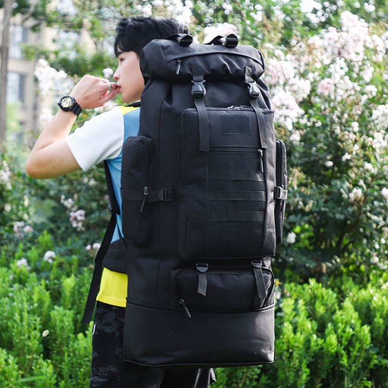 100L Hiking Bag Men's Backpack Waterproof Bagpack Camping Hiking ...