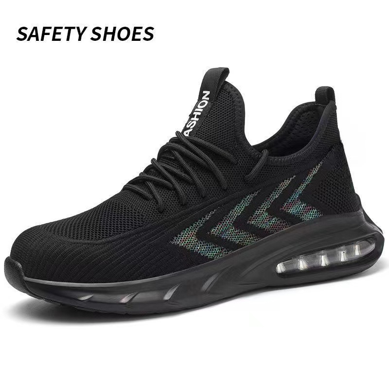 Air Cushion Safety Shoes for Men Women Steel Toe Work Sneakers ...
