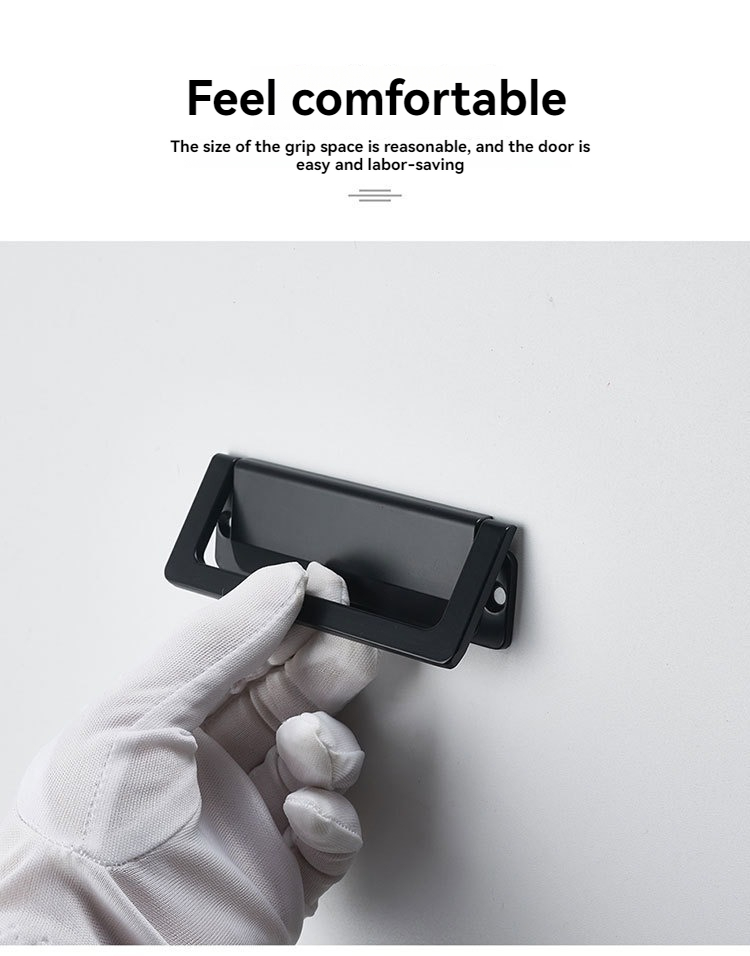 Aluminum alloy hidden handle Cabinet handle Drawer handle Invisible ...