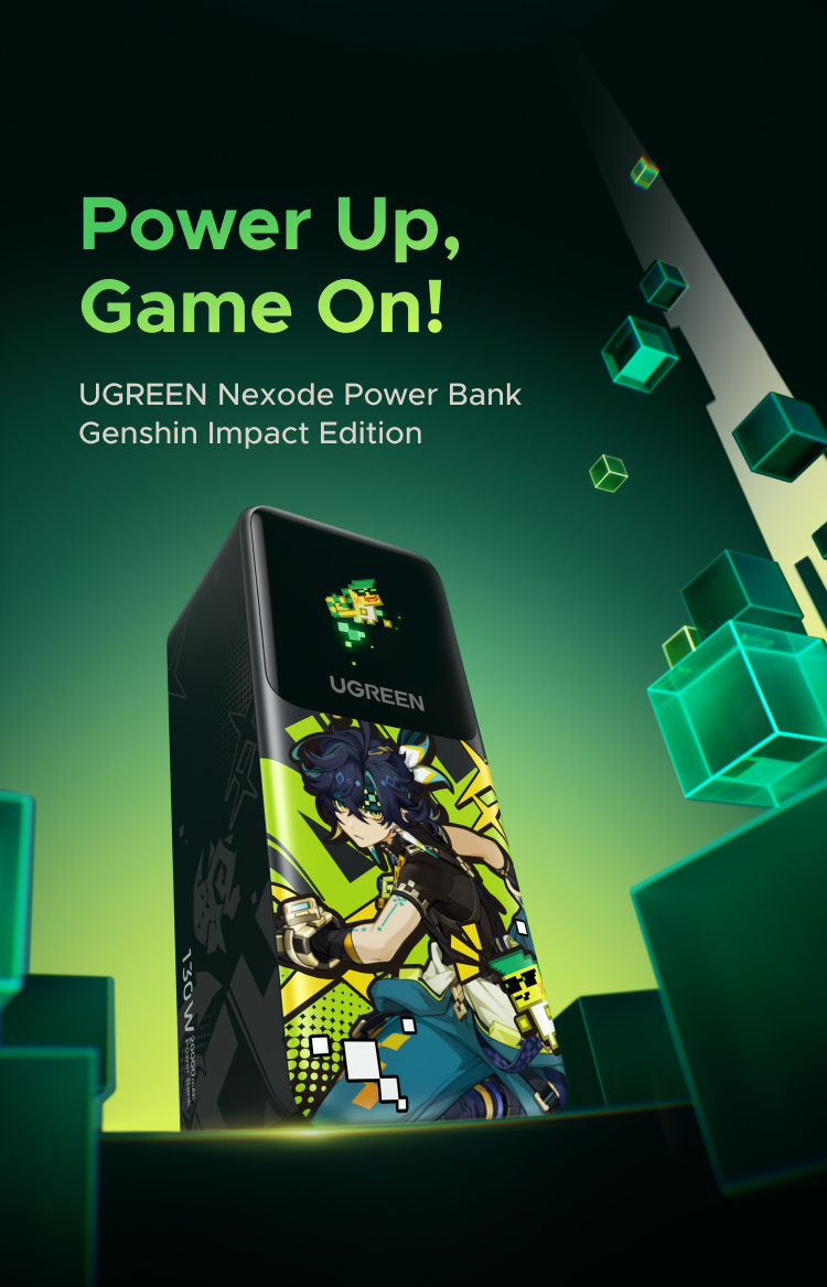 UGREEN Nexode Power Bank Genshin Impact Edition Kinich 20000mAh 130W ...