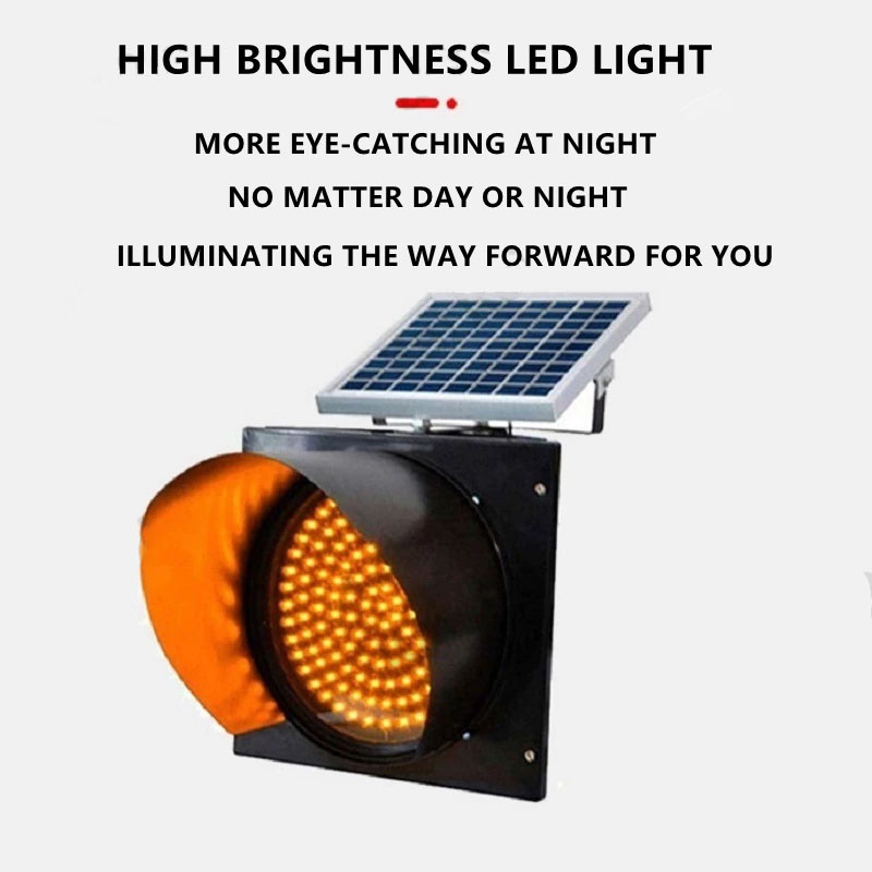 COD Wireless Solar Traffic Light Security Led Traffic Solar Powered ...