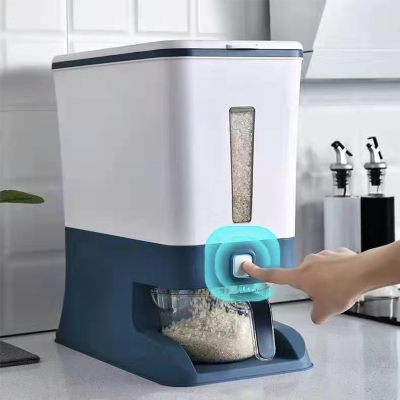 LOOK Fashion 8kg Rice Dispenser Rice Storage Box Whole Grains Storage ...