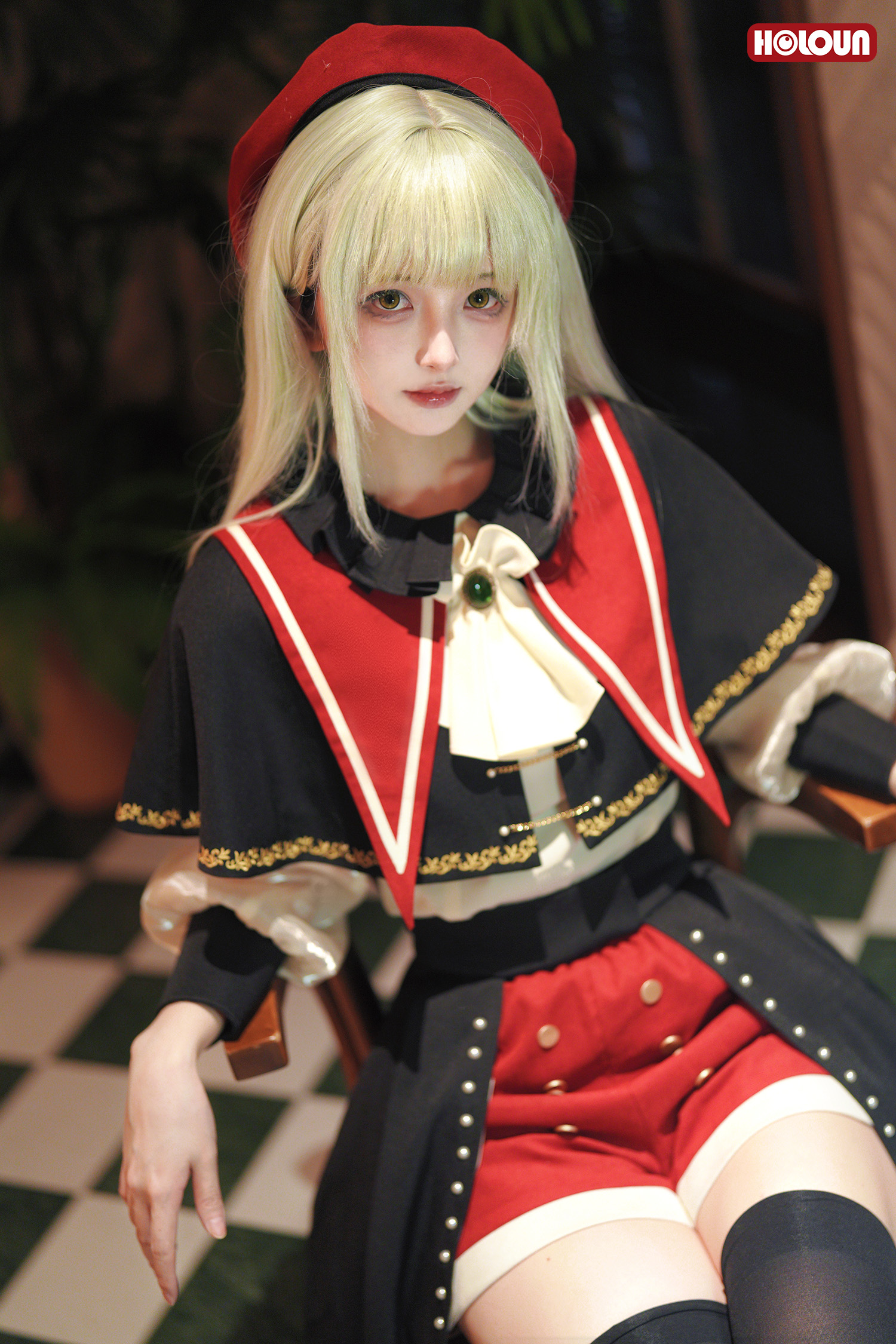 HOLOUN Anime Wakaba Mutsumi Ave Mujica Cosplay Costume BanG Dream ...