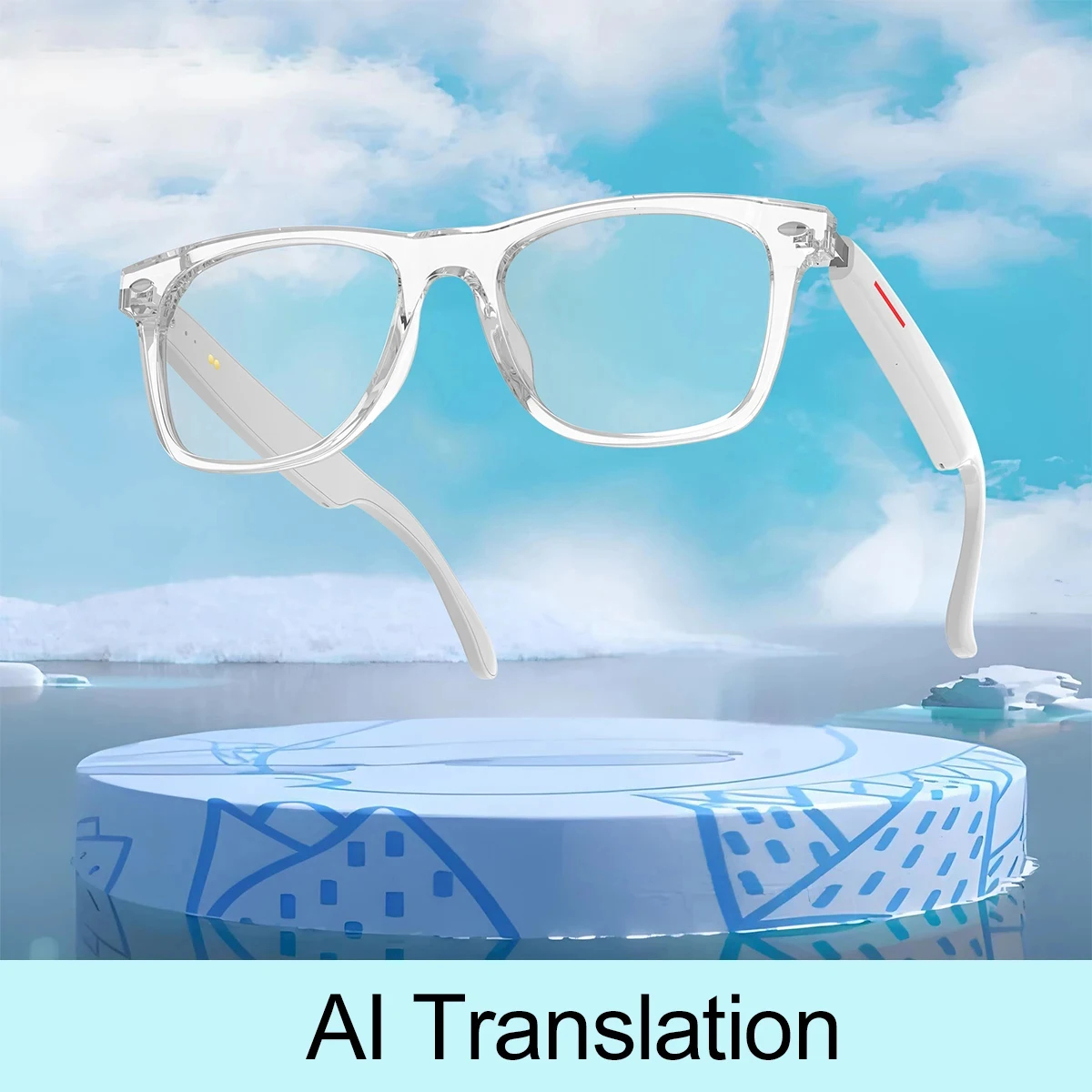 Smart Glasses AI Translation Glasses 100+ Languages Real-time ...