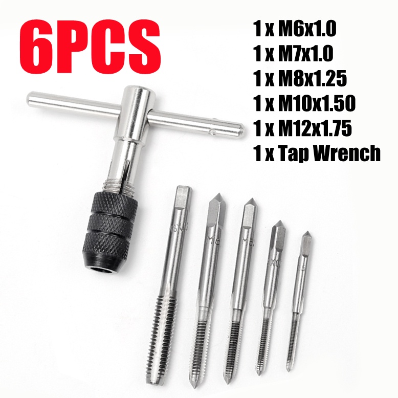 20 Piece Portable Metric Tap Plate Assembly Tap Die Set M6 M7 M8 M10 ...