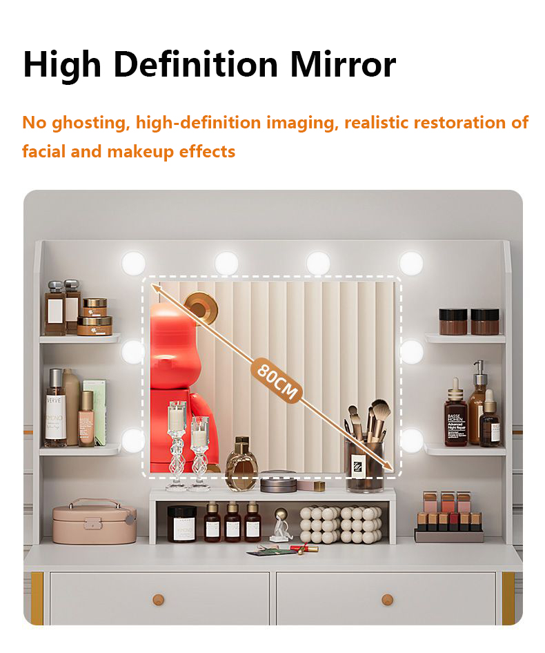 Vanity Table With Mirror Luxury Dressing Table Vanity Mirror With Light ...