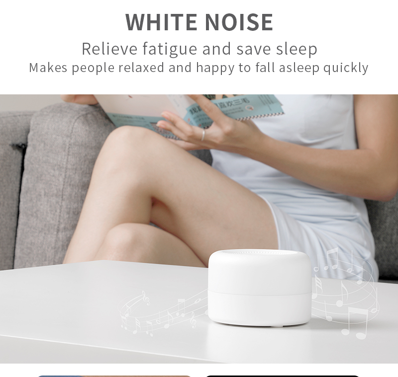 White Noise Machine Baby Sleep Soother Sound Player Night Light Auto ...