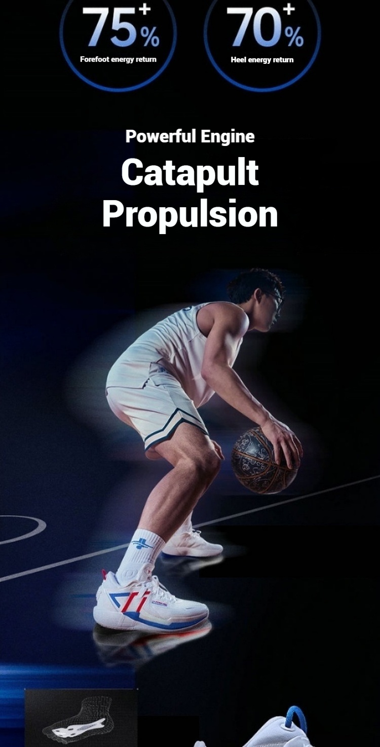 XTEP LingJi 3.0 Basketball Shoes Non-slip Thick Bottom Professional ...