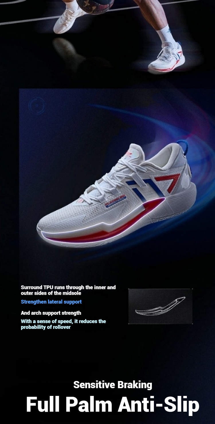 XTEP LingJi 3.0 Basketball Shoes Non-slip Thick Bottom Professional ...