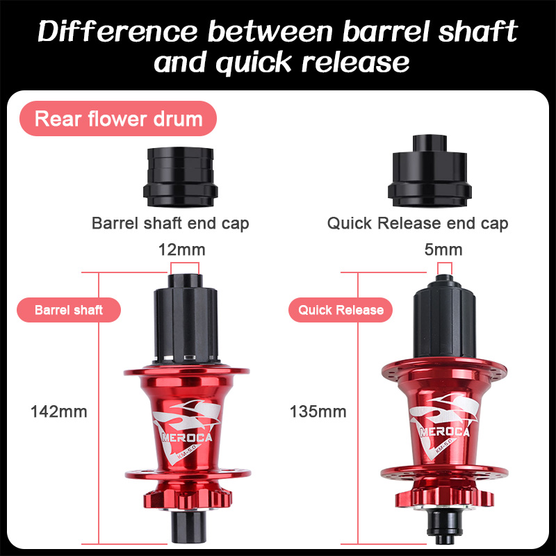 【Ship in 12h】MEROCA Bike Hub 6 Pawls 3 Teeth MTB Cassette Hub 32 Holes ...