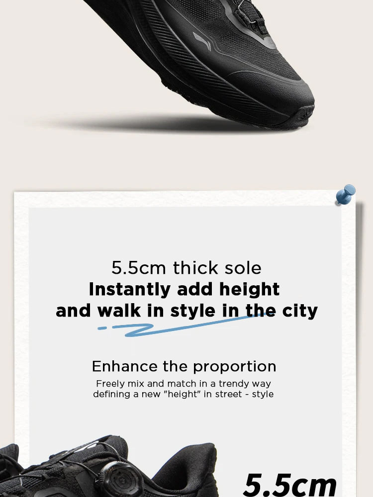 LI-NING SOFT GO MAX 2 Unisex Athleisure footwear Professional Sports ...