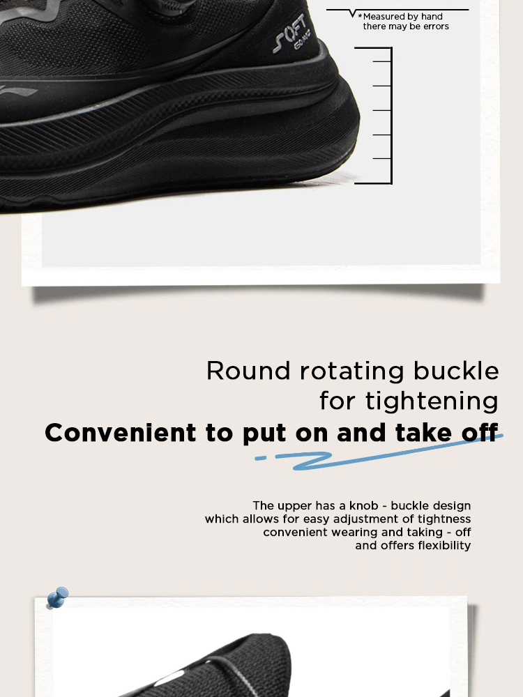 LI-NING SOFT GO MAX 2 Unisex Athleisure footwear Professional Sports ...