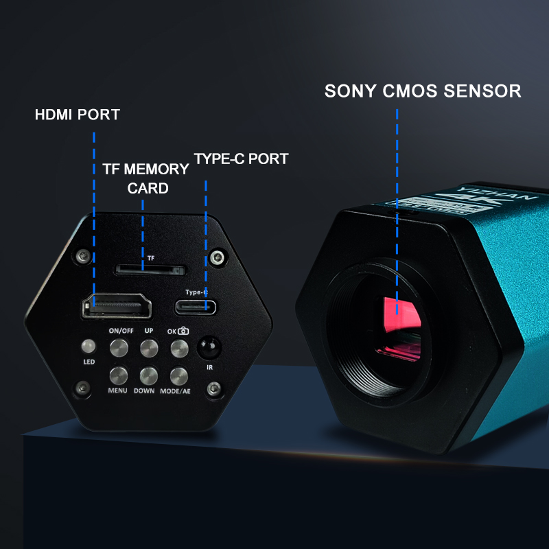 4K Video Digital Electron Microscope Camera HDMI Type-C 1080P 60FPS ...