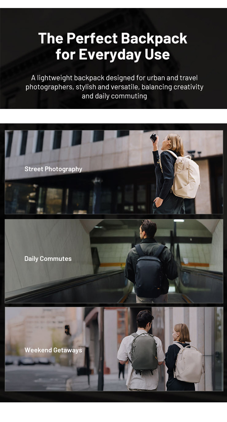 PGYTECH OneGo Lite Backpack 16L/22L - Lightweight Water-Resistant ...