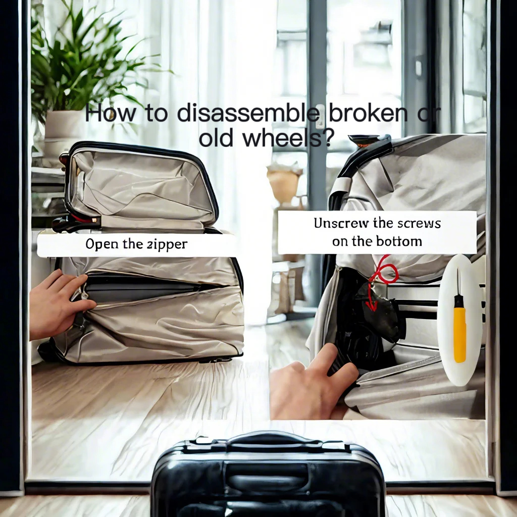 Universal Heavy Duty Luggage Replacement Wheels for Samsonite/American ...