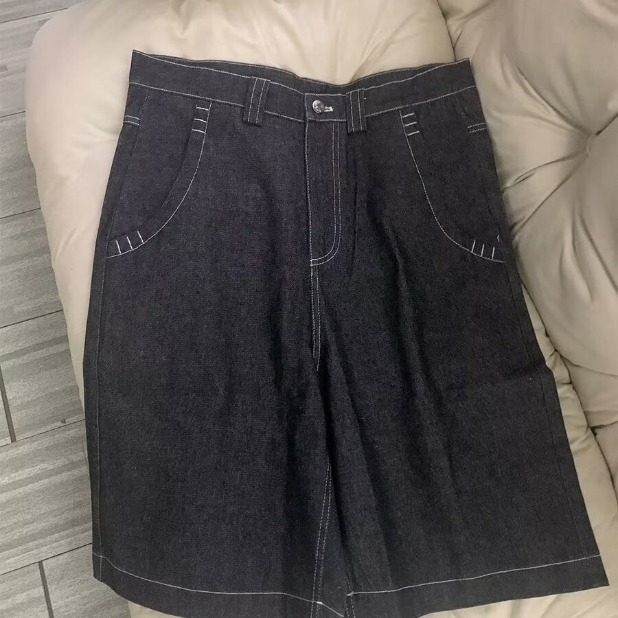 ED COD Wexwear Trendy Brand Vintage Baggy Jeans shorts Men Harajuku ...