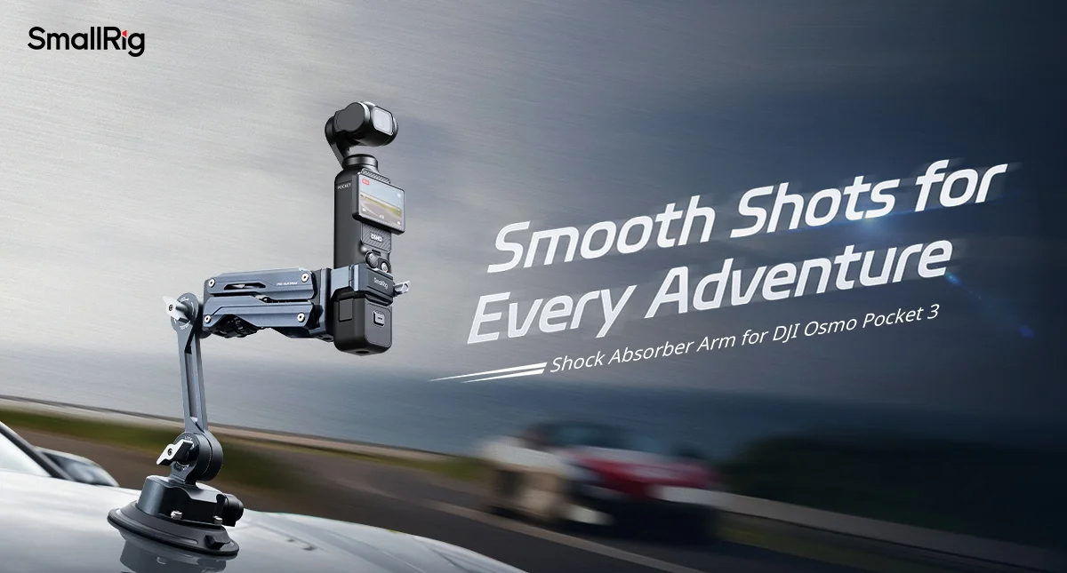 SmallRig mini Shock Absorber Arm for DJI Osmo Pocket / Action 5 Pro ...