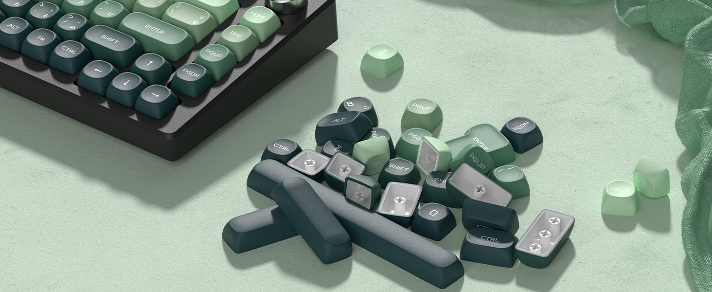 Womier MOA Keycaps Japanese PBT Keycaps Dye-Sublimation 134 Keys Custom ...