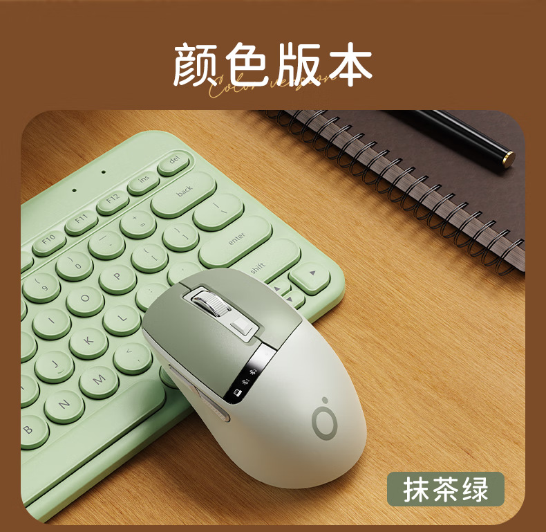 EWEADN Q2 Wireless Mouse with Bluetooth Dual Mode, Rechargeable, Silent ...