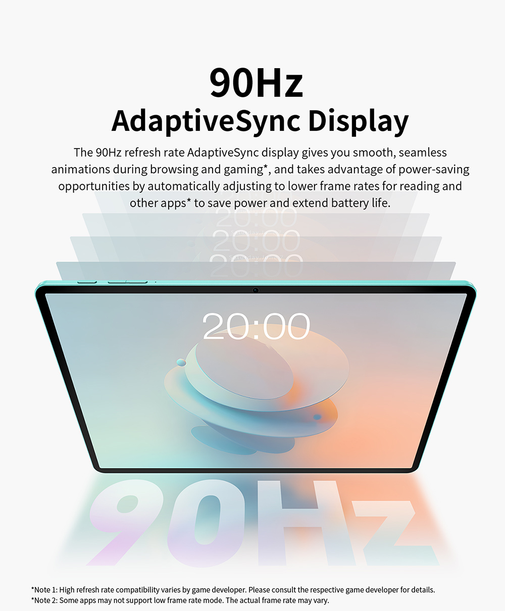 TECLAST P50 AI 11"Tablet FHD Display Android 15 A733 Octa-Core 16GB(6 ...