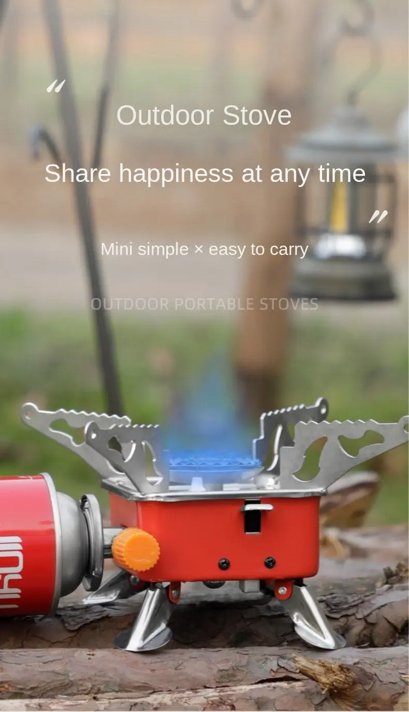 Collapsible Mini Stove Outdoor camping stove Single Burner Automatic ...