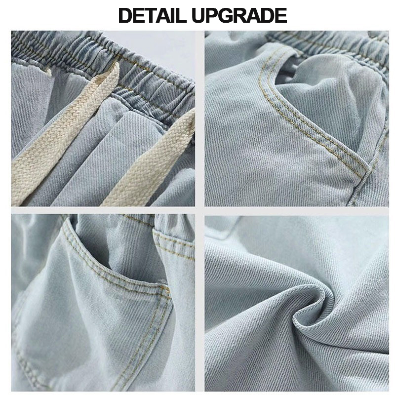 [COD]Jeans for men Baggy Jeans Korean Casual straight cut pants Loose ...