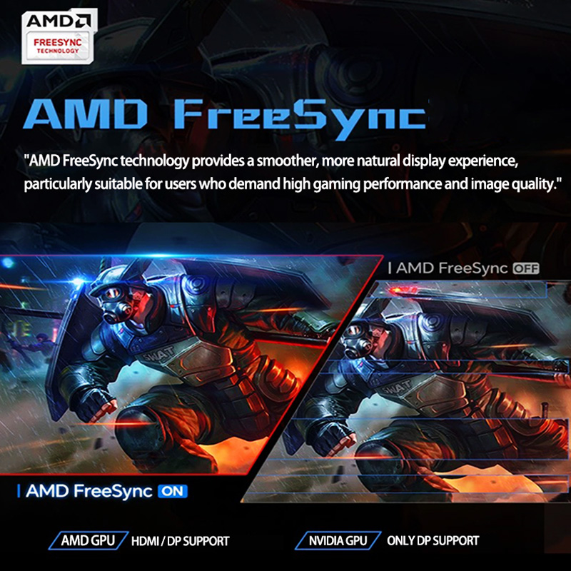 YGT 24 Inch Monitor 165Hz IPS Framless Flat FHD 1080P 24'' Gaming ...