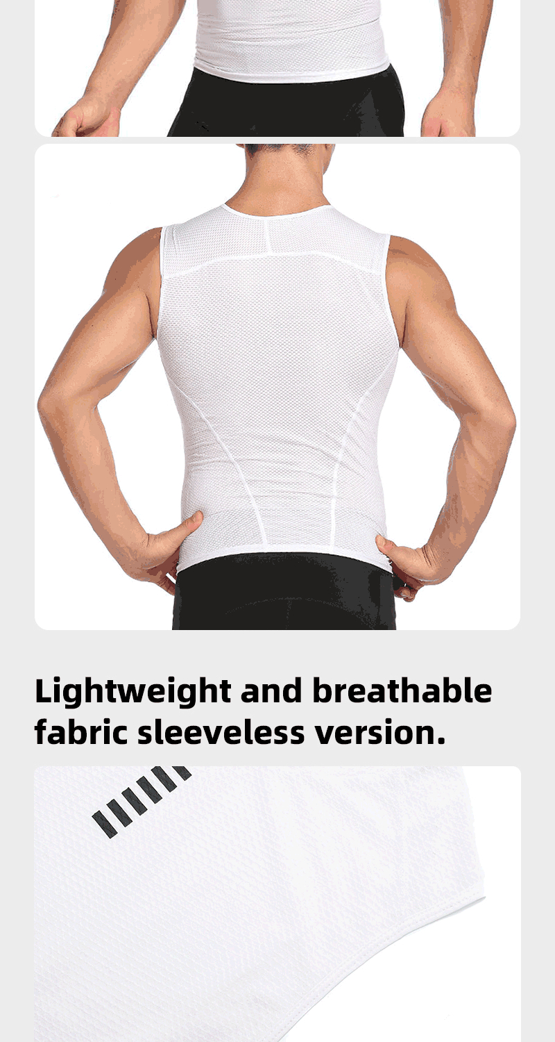 YKYBIKE Cycling Base Layer Jersey Sleeveless Inner Singlet Bicycle ...