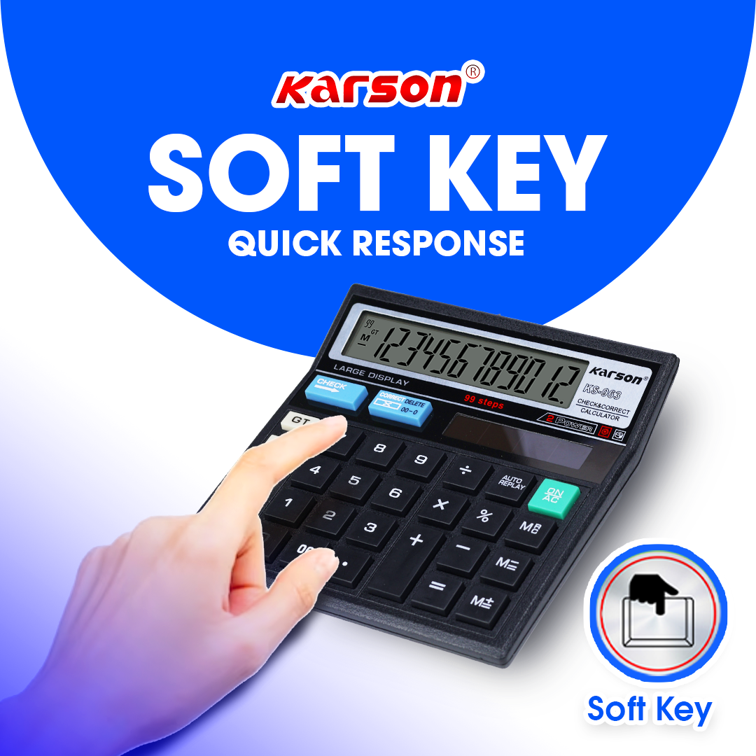 KARSON SOLAR Calculator For Student Office Portable Scientific ...