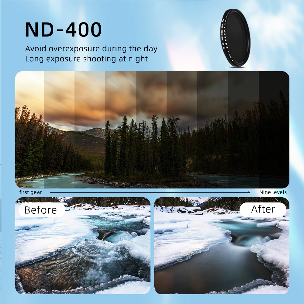 Lightdow 67mm Phone Lens Filter Holder for ND Filter CPL Filter Soft ...