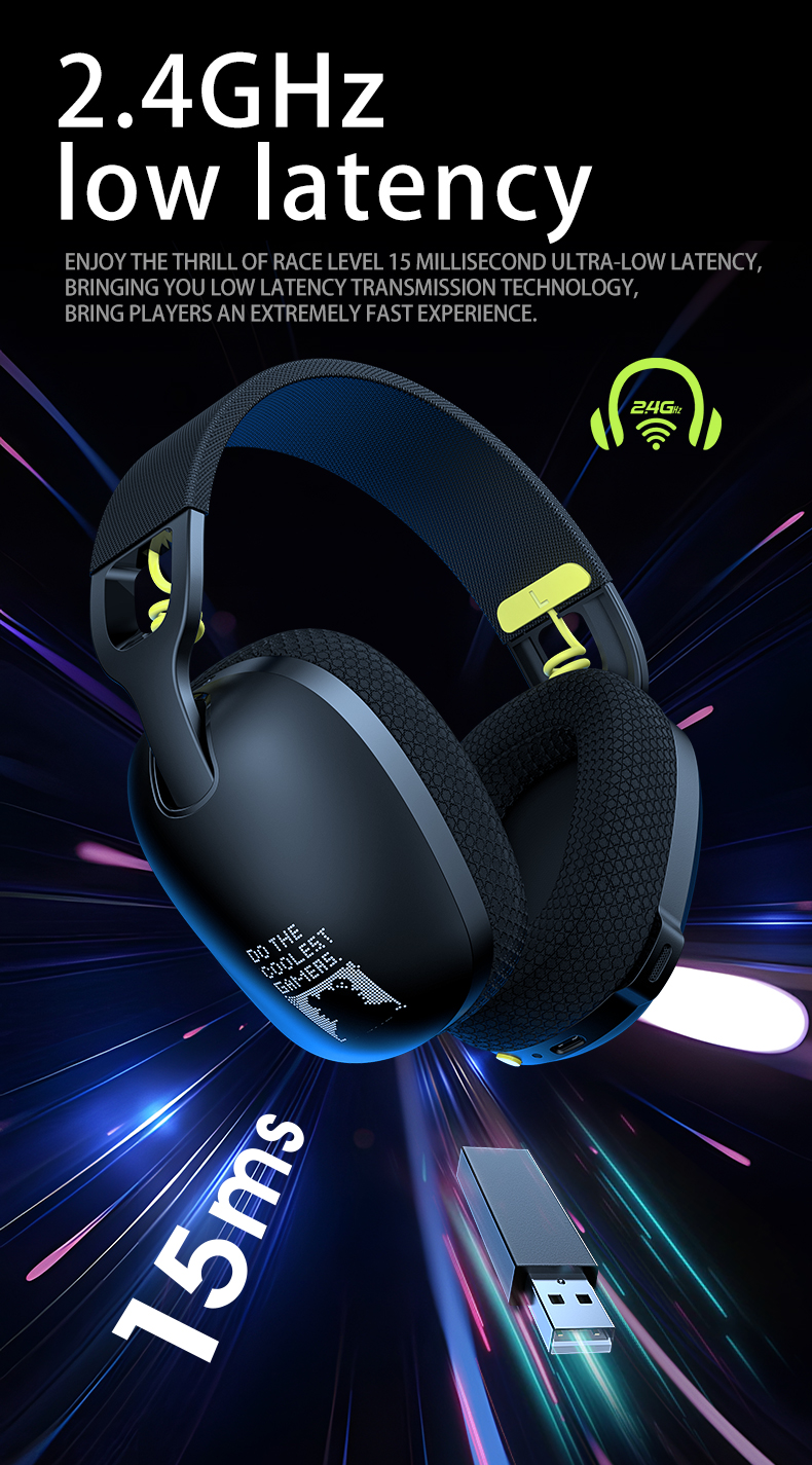 ONIKUMA B2 Wireless Headphones ANC Noise Cancelation Lightweight Design ...